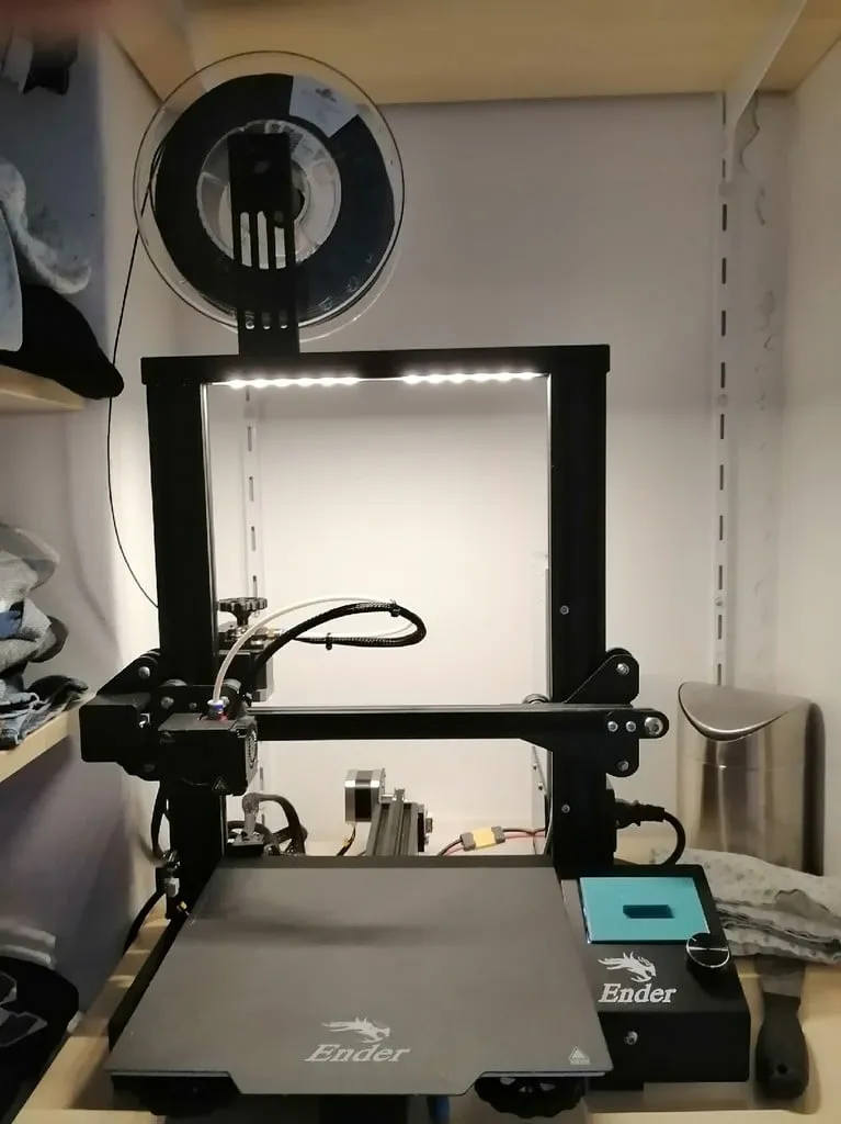 Ender 3 (PRO) LED Strip Light Diffuser Remixed by Németh Samu - MakerWorld