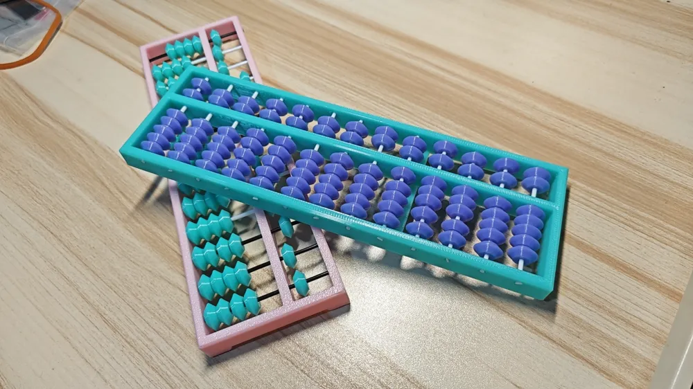 算盘/Suanpan (Chinese Abacus) by PolaToo - MakerWorld