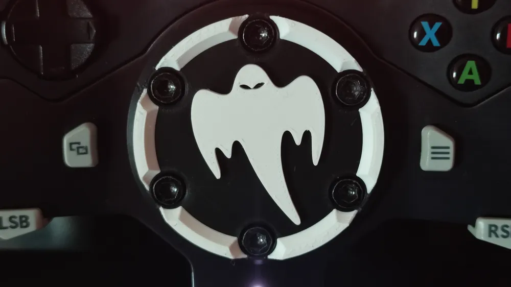 Logitech G920 Koenigsegg Ghost Plate - Free 3D Print Model - MakerWorld