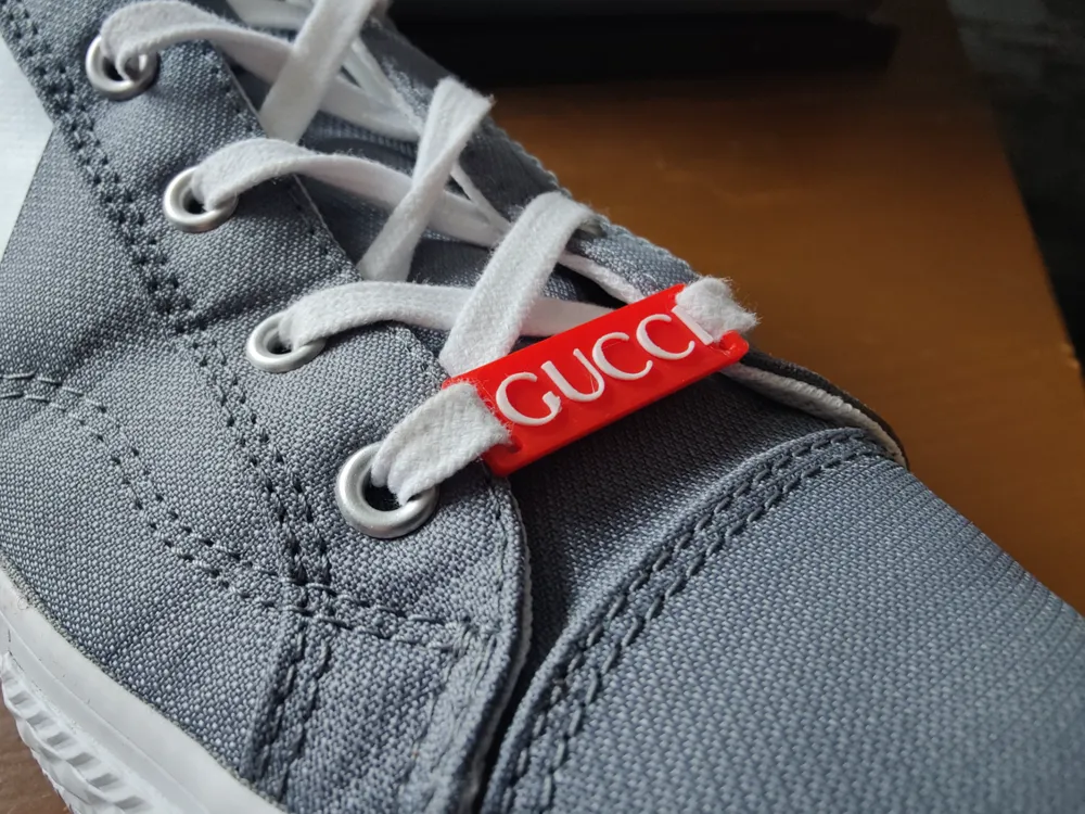 GUCCI Lace Tag (Shoe) by NoWayOut1980 - MakerWorld