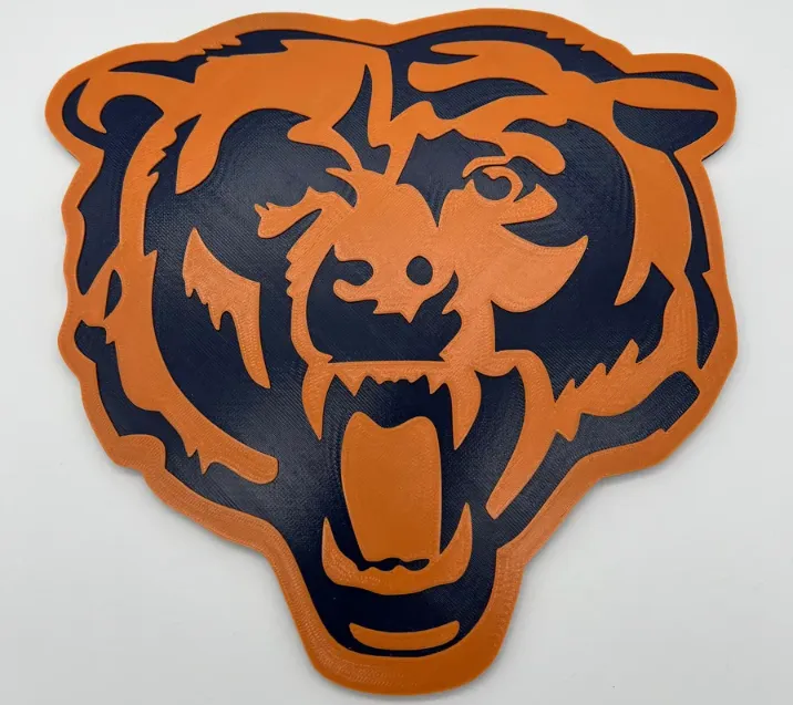 Chicago Bears Fridge Magnet Remixed by Zach.Yount - MakerWorld
