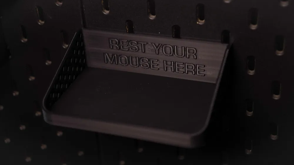 IKEA Skadis Mouse Shelf by matteo.immorlano - MakerWorld