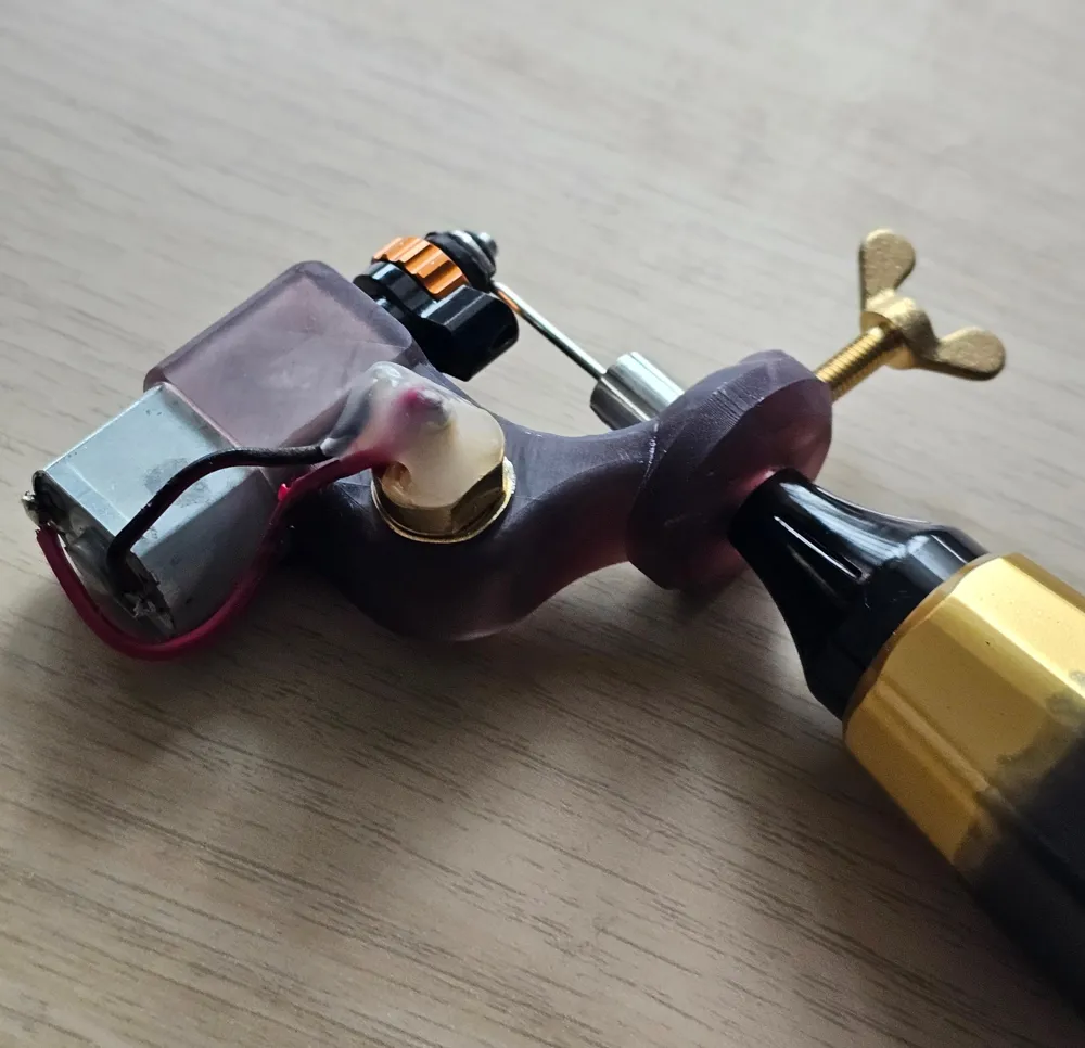 Upcycled Tattoo Machine 2.0 - Free 3D Print Model - MakerWorld