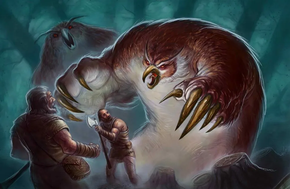 Owlbear - Pathfinder:Dungeon Denizens Revisited by StormCrow ...