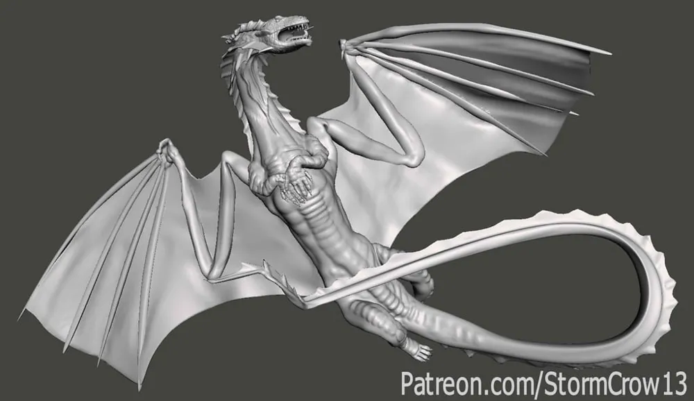 Shivan Dragon by StormCrow 13 - MakerWorld