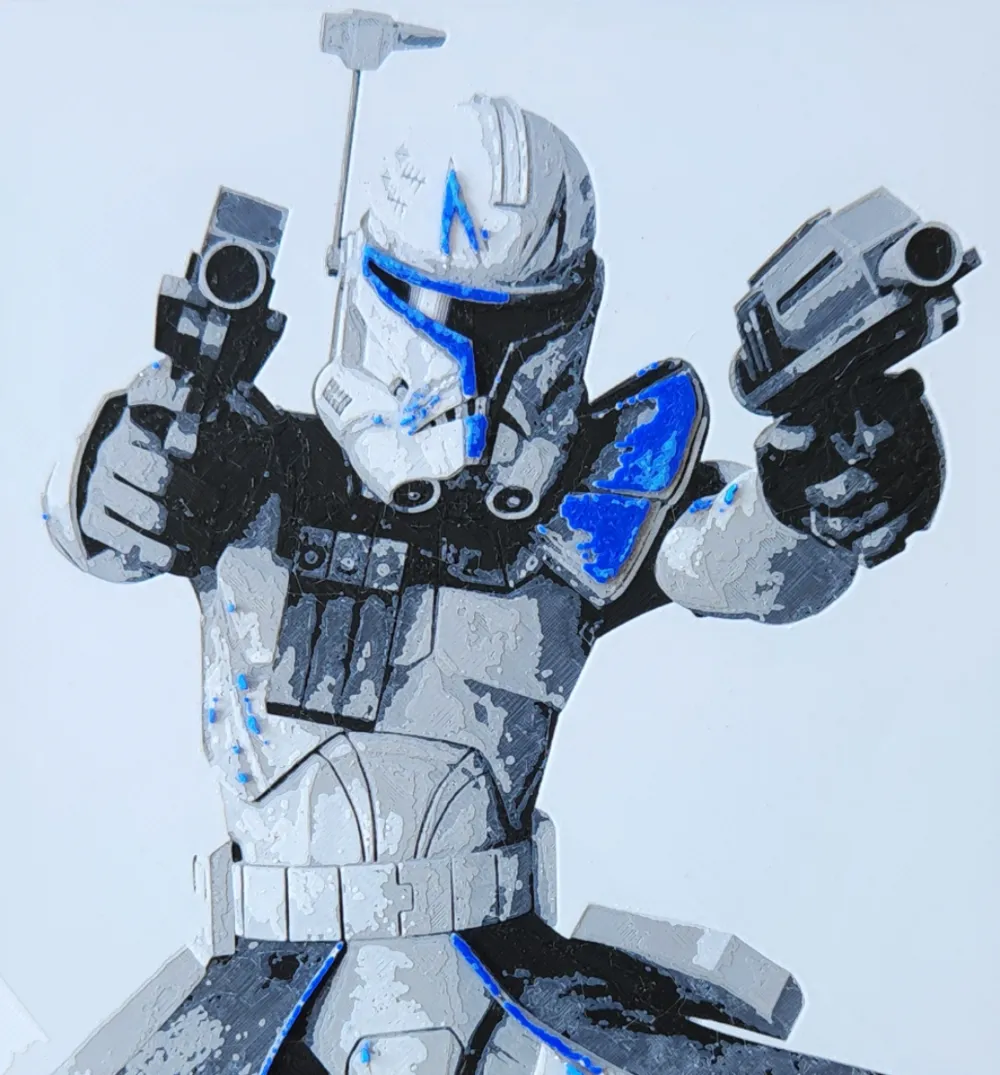 Captain Rex Hueforge by unwin.travis - MakerWorld