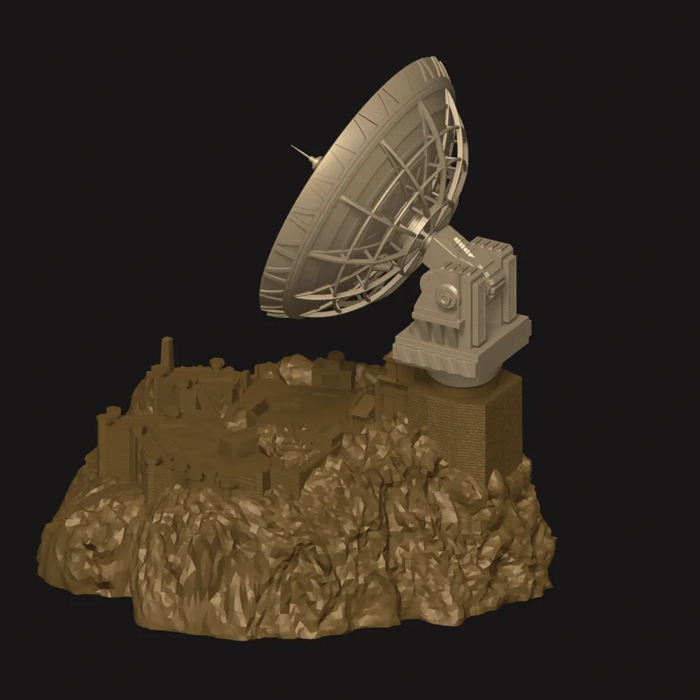 The Red Coast Base of the Three-Body Problem by user_105084781 - MakerWorld