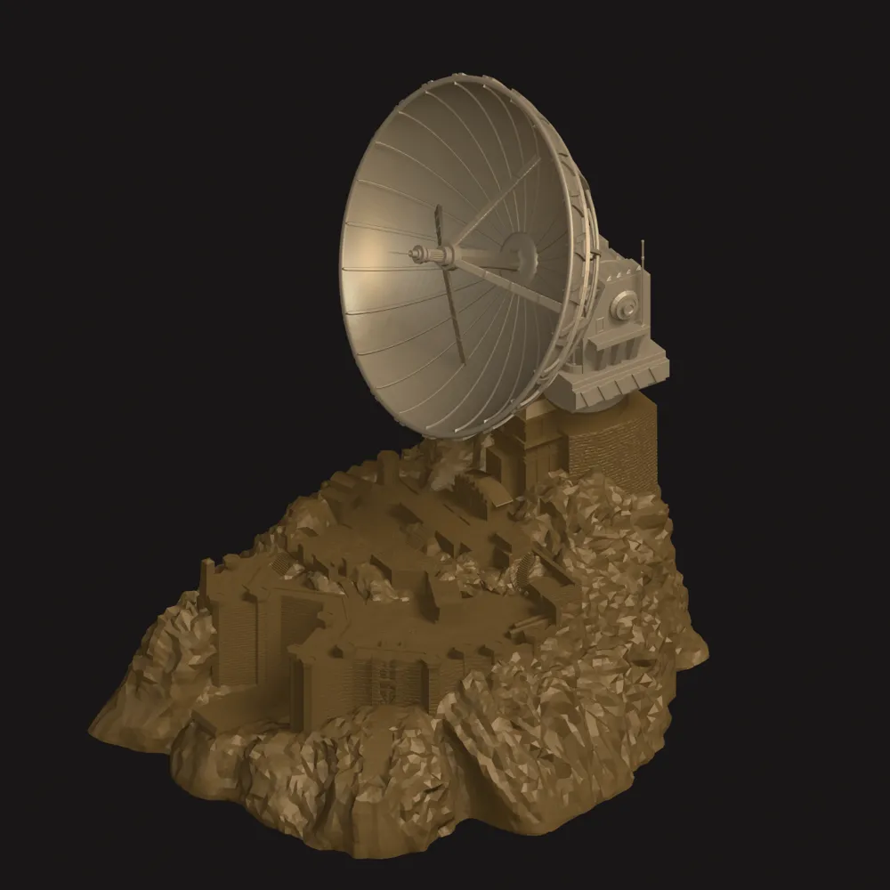 The Red Coast Base of the Three-Body Problem by user_105084781 - MakerWorld