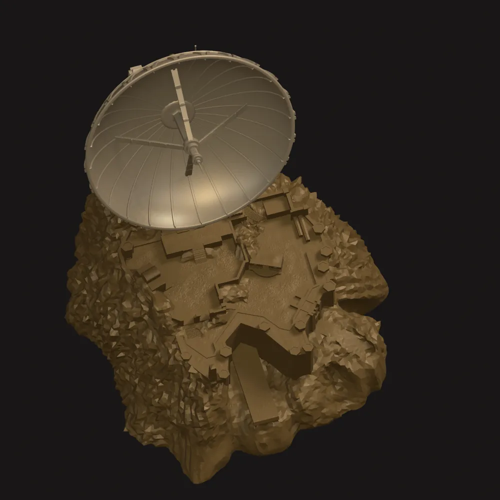 The Red Coast Base of the Three-Body Problem by user_105084781 - MakerWorld