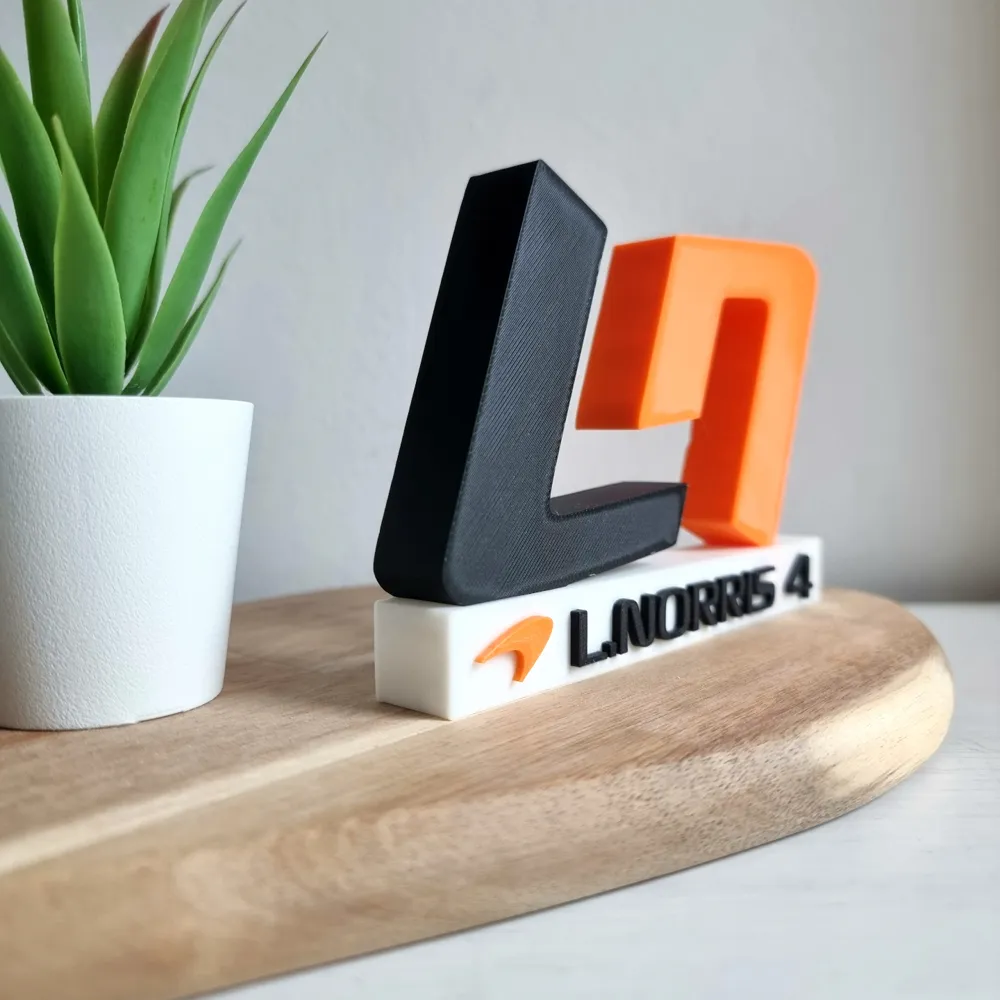 Lando Norris Logo - Free 3D Print Model - MakerWorld
