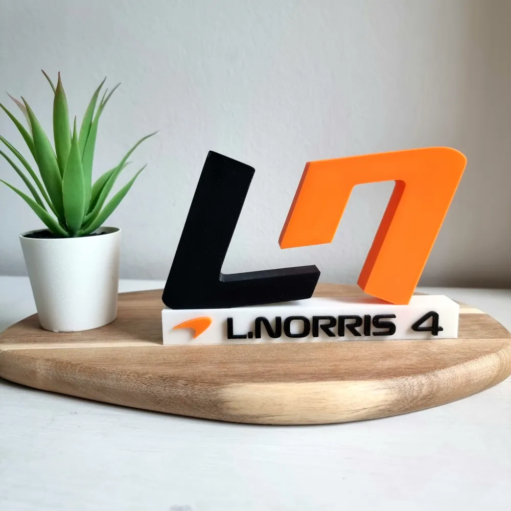 Lando Norris Logo - Free 3D Print Model - MakerWorld