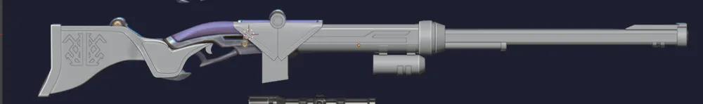 CAITLYN ARCANE SHOTGUN GUN 3D MODEL by TEON3D - MakerWorld