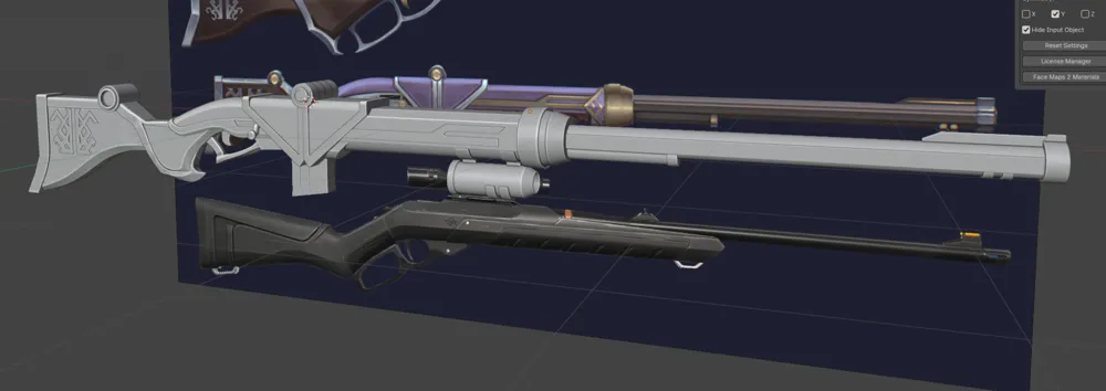 CAITLYN ARCANE SHOTGUN GUN 3D MODEL by TEON3D - MakerWorld