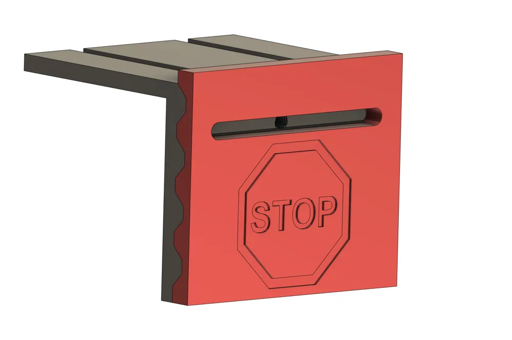 Zero Deflection Stop Block - Free 3D Print Model - MakerWorld