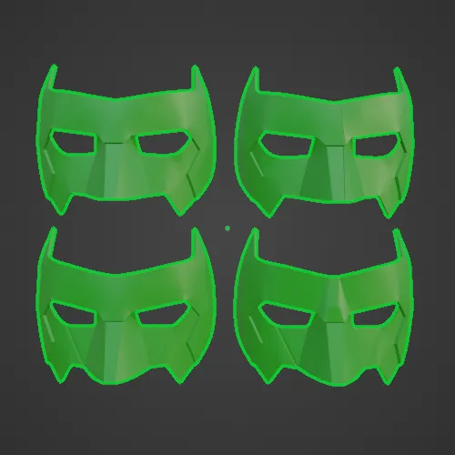 Green Lantern Kyle Rayner Domino Mask Pack by Budwin MakerWorld ...