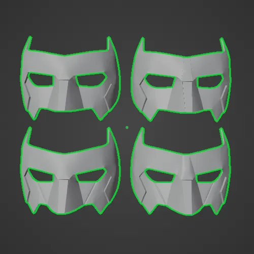 Green Lantern Kyle Rayner Domino Mask Pack by Budwin MakerWorld ...