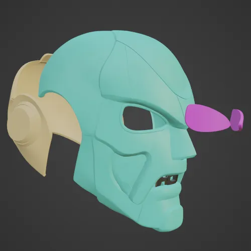 Dr. Doom Fortnite Inspired Helmet - Free 3D Print Model - MakerWorld