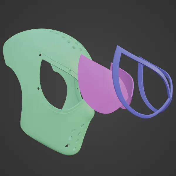 The Amazing Spider-Man 2 Inspired Face Shell - Free 3D Print Model ...