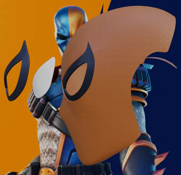 Deathstroke inspired Faceshell by Budwin - MakerWorld