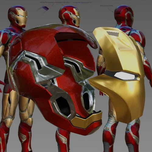 Mark 80 Iron man Avengers Campus Inspired Helmet - Free 3D Print Model ...