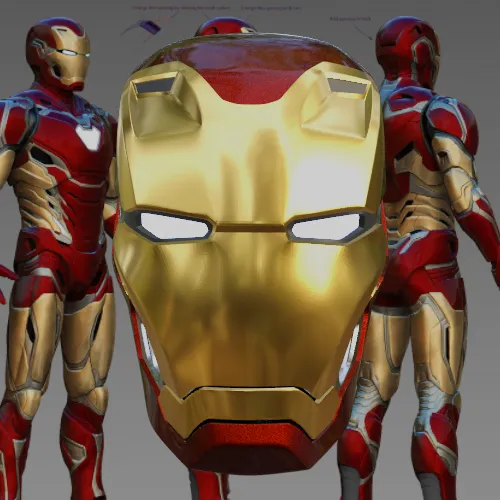 Mark 80 Iron man Avengers Campus Inspired Helmet - Free 3D Print Model ...