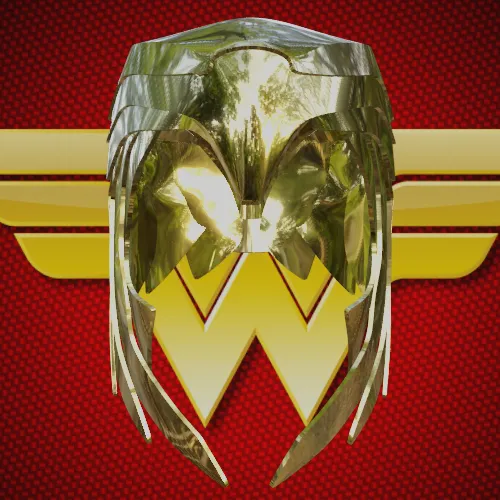 Wonder Woman 84 Inspired Helmet - Fixed by BudwinMakerWorld: Download ...