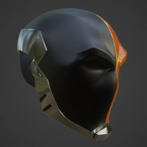 DeathStroke Animated Inspired Helmet by Budwin - MakerWorld