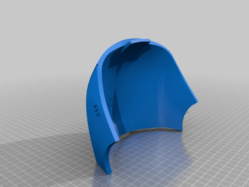 Cyber Red Hood Inspired Helmet - Free 3D Print Model - MakerWorld