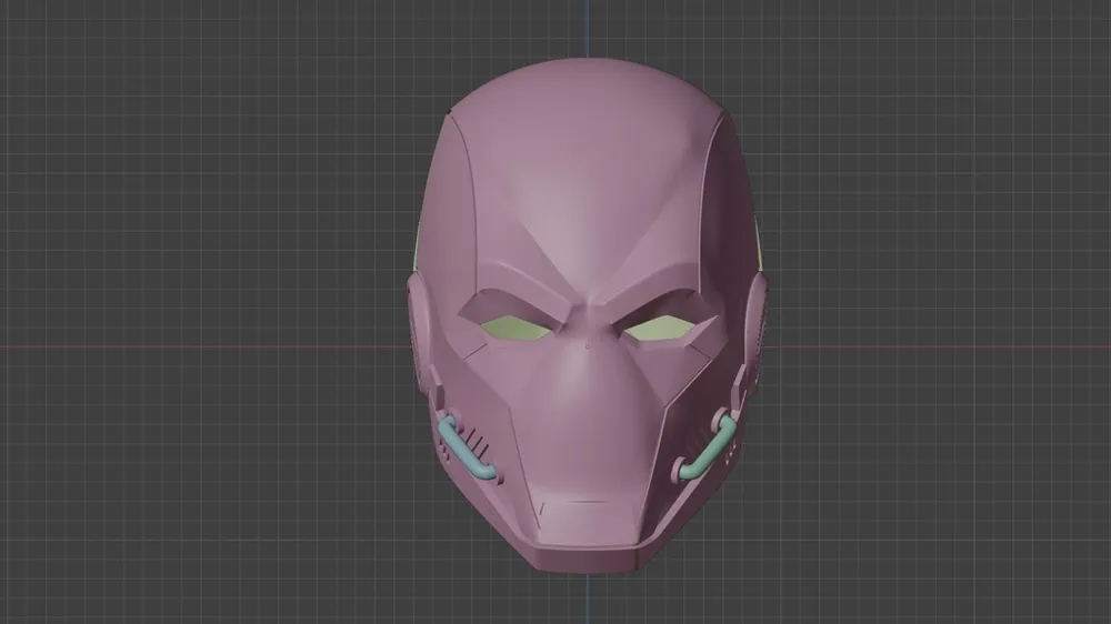 Cyber Red Hood Inspired Helmet - Free 3D Print Model - MakerWorld