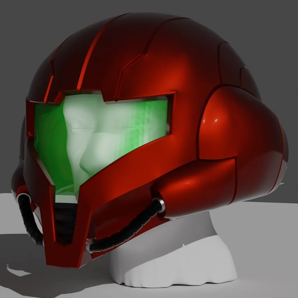 Metroid helmet by Budwin MakerWorld: Download Free 3D Models