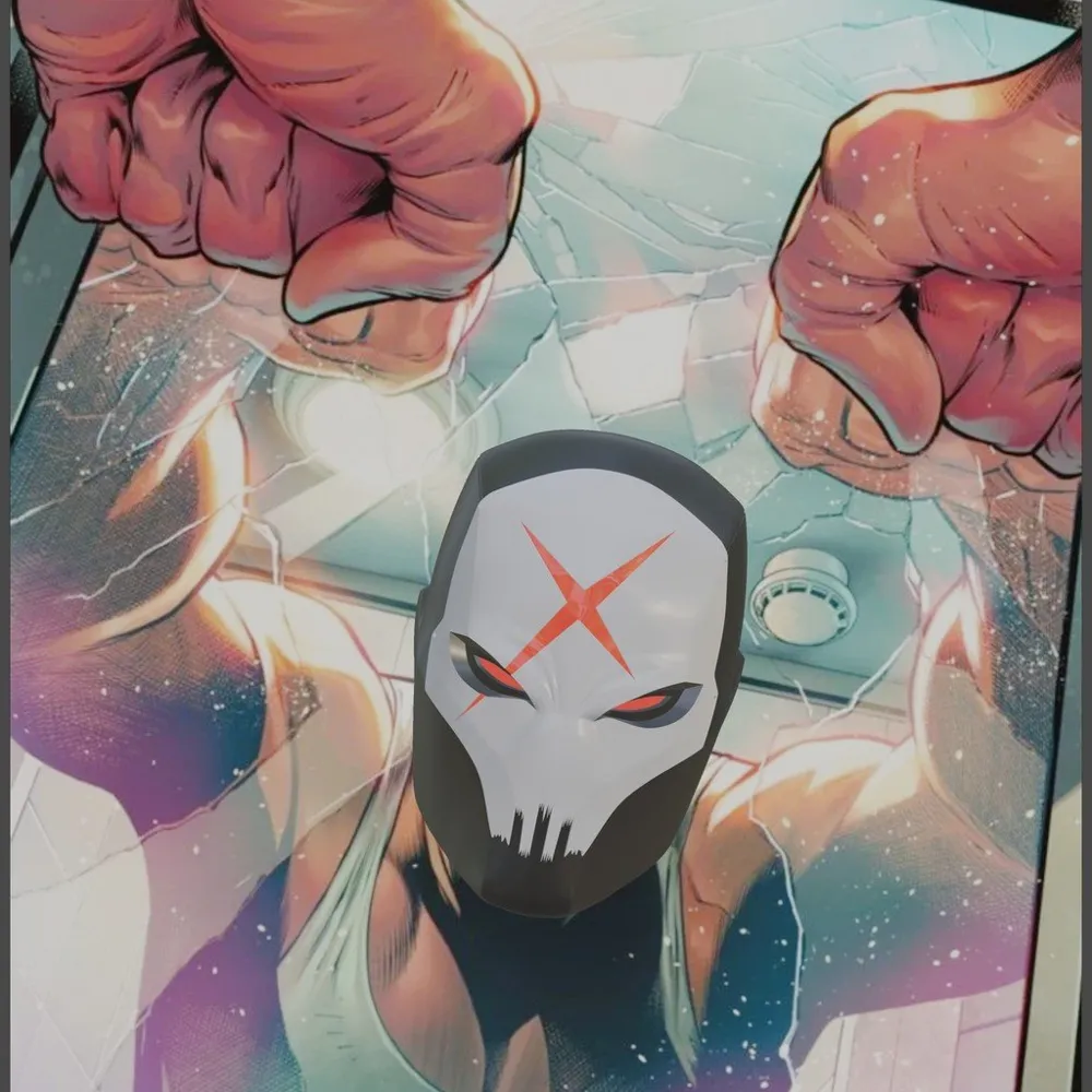 Red X Future State Helmet V2 by Budwin MakerWorld: Download Free 3D Models