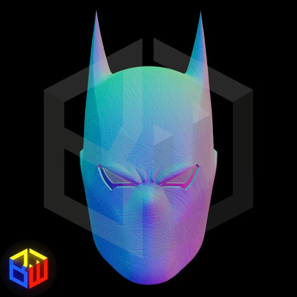 SuperBat Helmet - Free 3D Print Model - MakerWorld