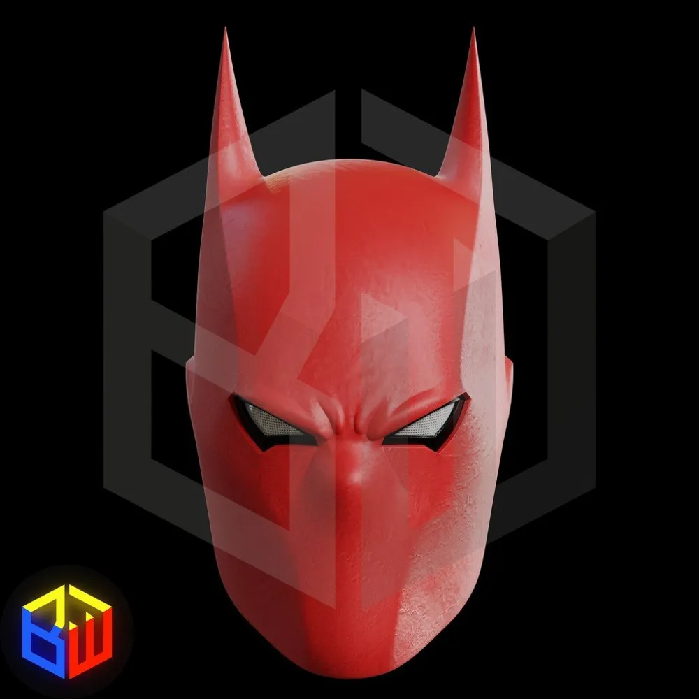 SuperBat Helmet - Free 3D Print Model - MakerWorld