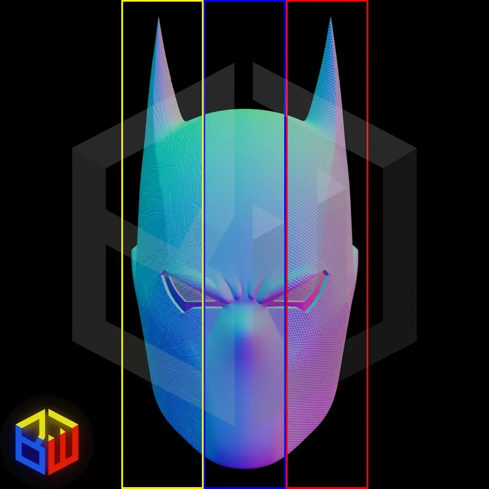 SuperBat Helmet - Free 3D Print Model - MakerWorld