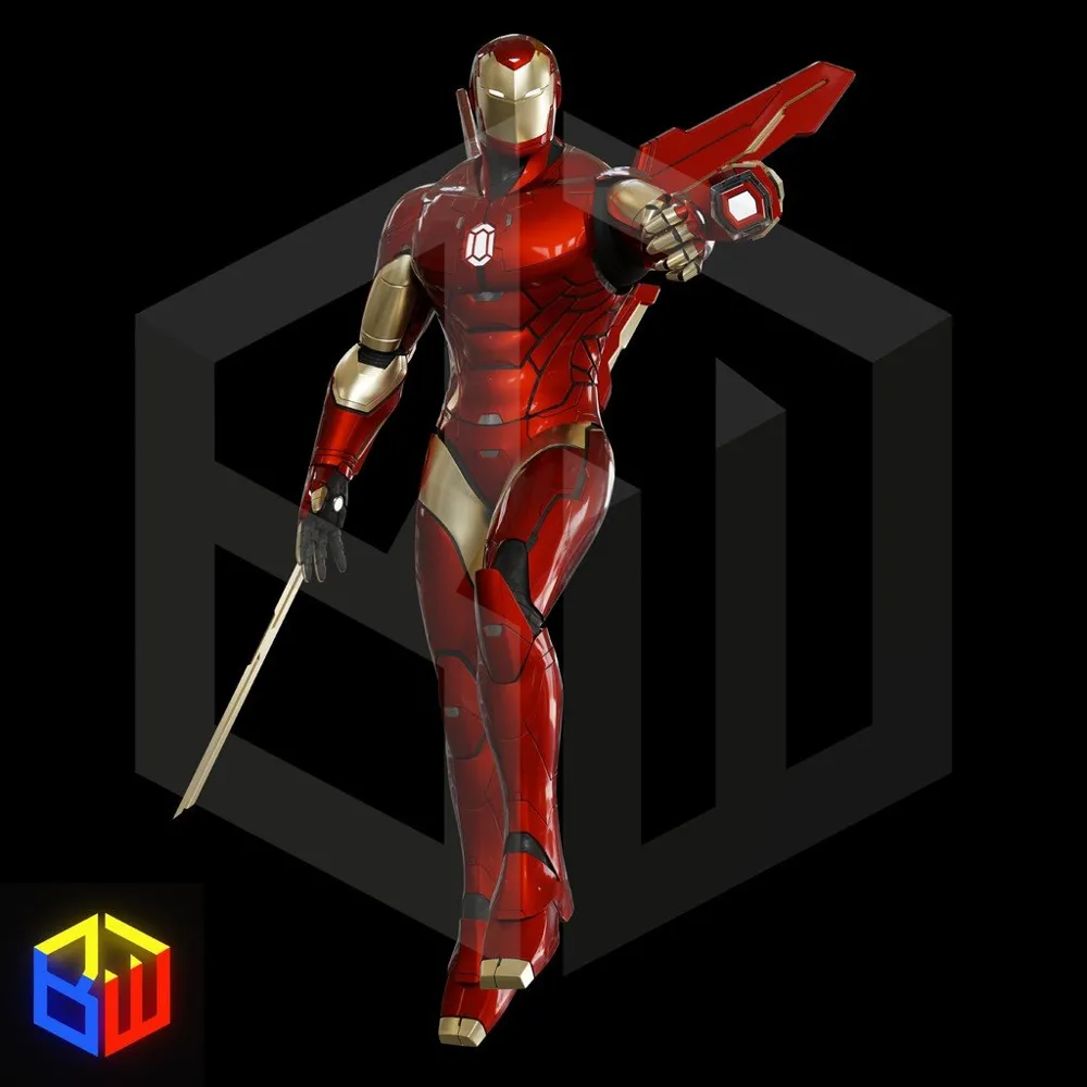 Red Ronin Half Mask with separate Domino Mask by Budwin MakerWorld ...
