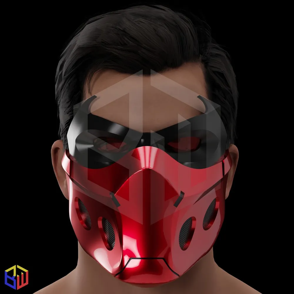 Red Hood Outlaw V2 Mask by Budwin MakerWorld: Download Free 3D Models