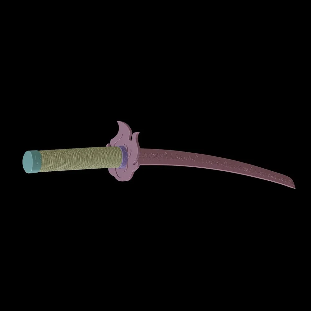 Demon Slayer Rengoku Kyoujurou Katana by Budwin MakerWorld: Download Free 3D Models