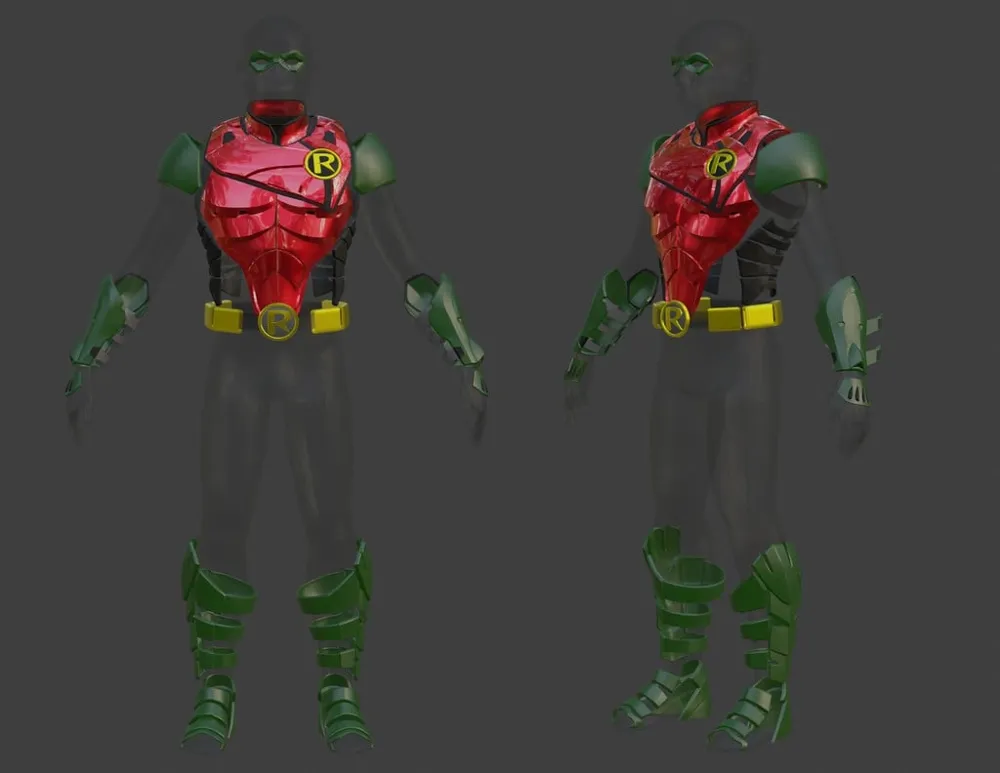 Robin injustice 2 Inspired Armor by Budwin MakerWorld: Download Free 3D ...