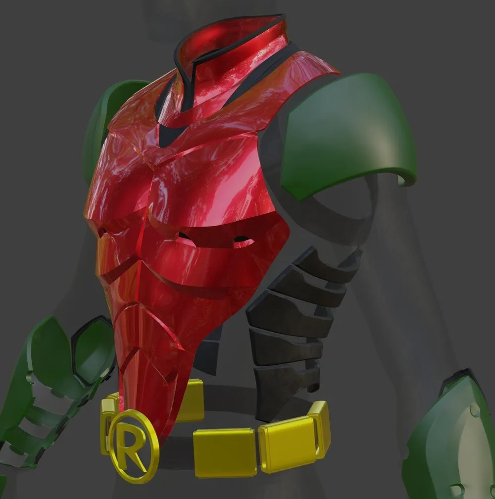 Robin injustice 2 Inspired Armor - Free 3D Print Model - MakerWorld