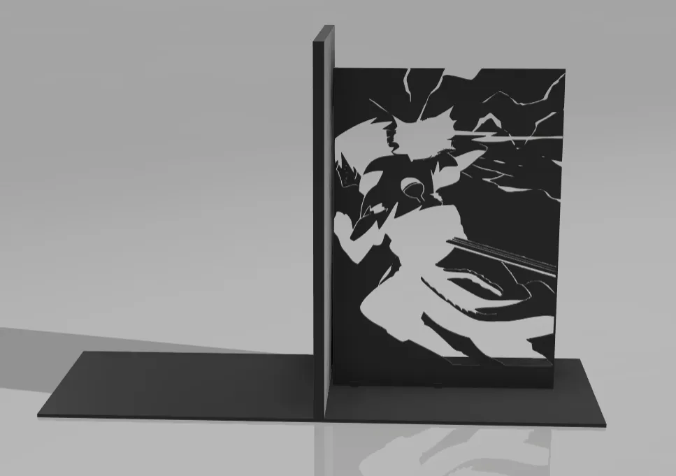 Naruto Sasuke Bookend by BaruchSpinoza MakerWorld: Download Free 3D Models