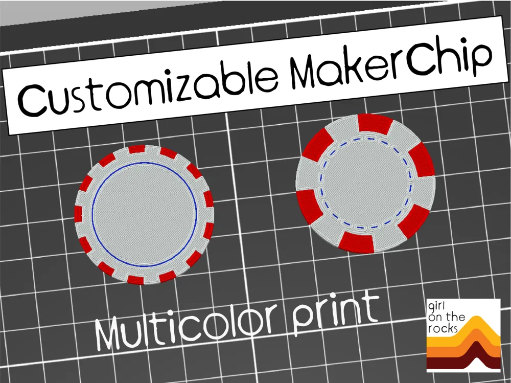 Customizable MakerChip Remixed by Girl on the Rocks - MakerWorld