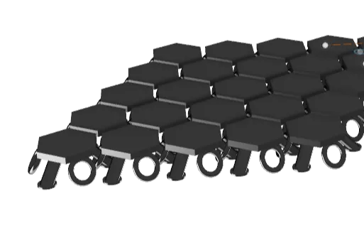 Hexagon Chainmail by MakerNerd65 - MakerWorld