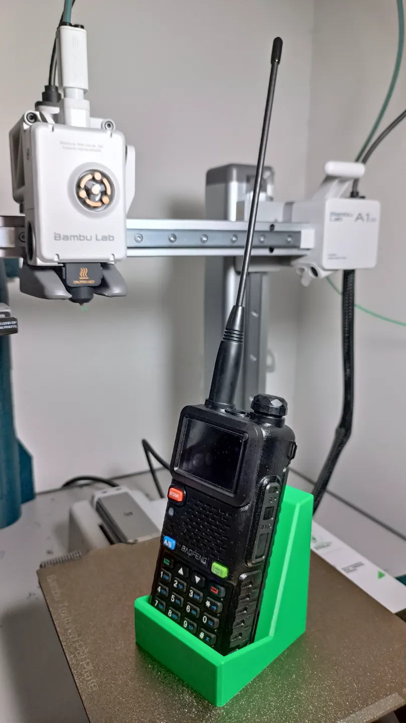 BAOFENG ham radio Base by CZ BELL MakerWorld: Download Free 3D Models