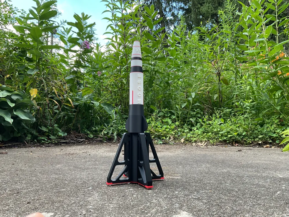 Quad-Pod Rocket Launchpad and Holder by Moose - MakerWorld