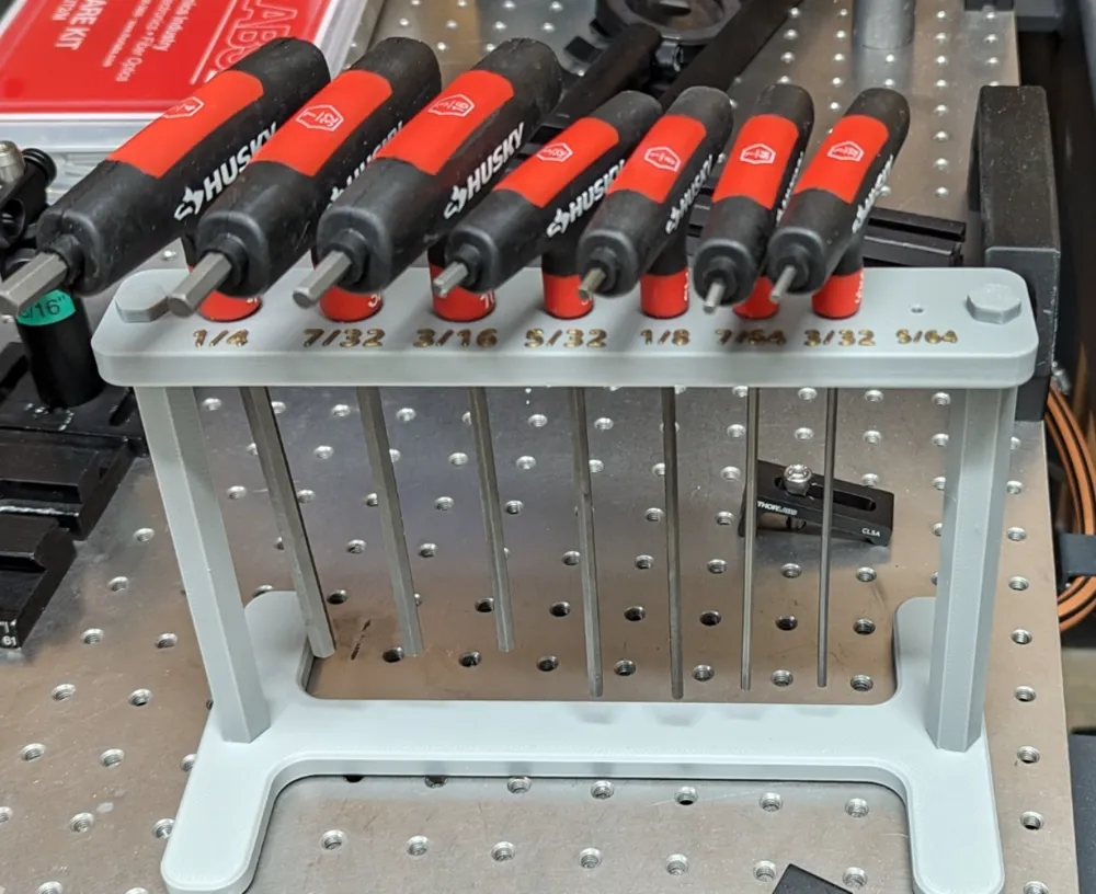 T-Handle Allen Key Rack (SAE) Remixed by JohnnyFeng MakerWorld ...