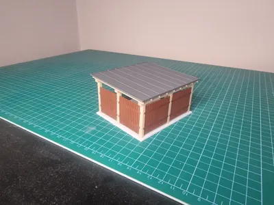 1 64 scale car garage by a.muzic555 MakerWorld: Download Free 3D Models