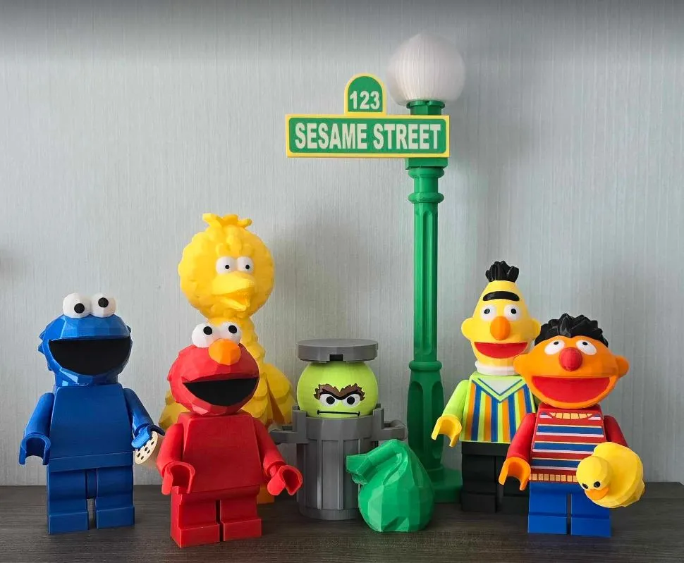 Big Brick * BIG BIRD * BIBO * Sesame Street by cBoLsmUiEc - MakerWorld