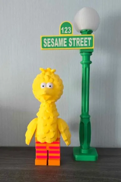Big Brick * BIG BIRD * BIBO * Sesame Street by cBoLsmUiEc - MakerWorld