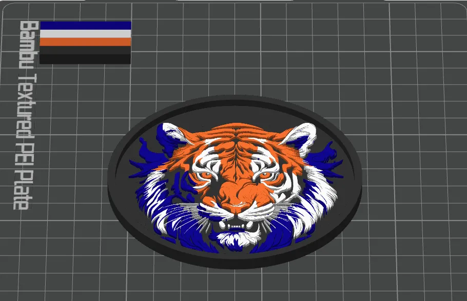 Tiger Coaster by Ash12 - MakerWorld