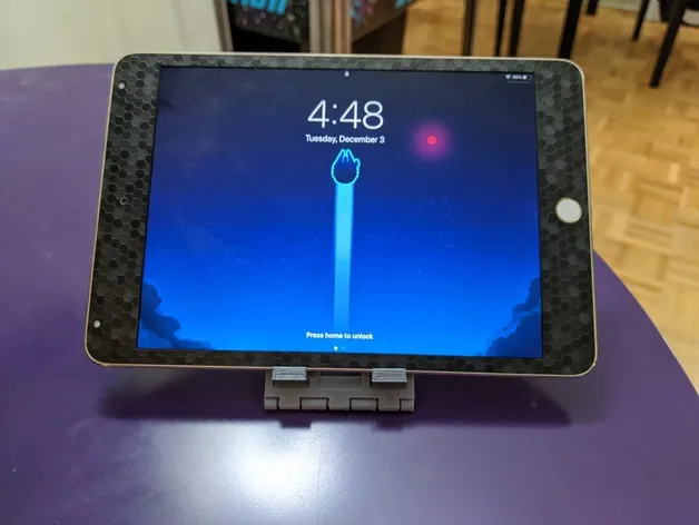 Flat folding iPad mini stand by James - MakerWorld